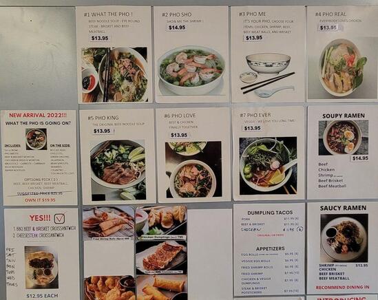 Menu at Jelly Donut restaurant, Twentynine Palms