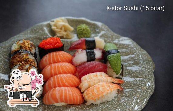 Menu at Hong sushi restaurant, Solna
