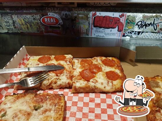 Menu at Golden Boy Pizza pizzeria, San Francisco, 542 Green St