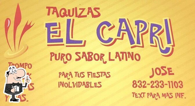 Taqueria El Capri (Food Truck) in Houston - Restaurant menu and reviews