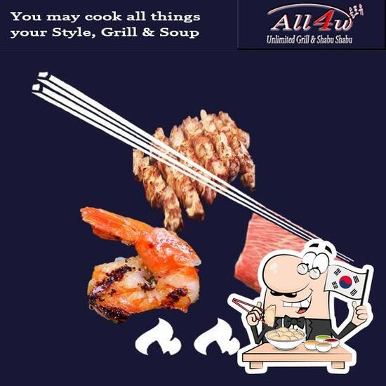 Menu at All4u Unlimited Korean Resto Ayala Terraces restaurant, Quezon City