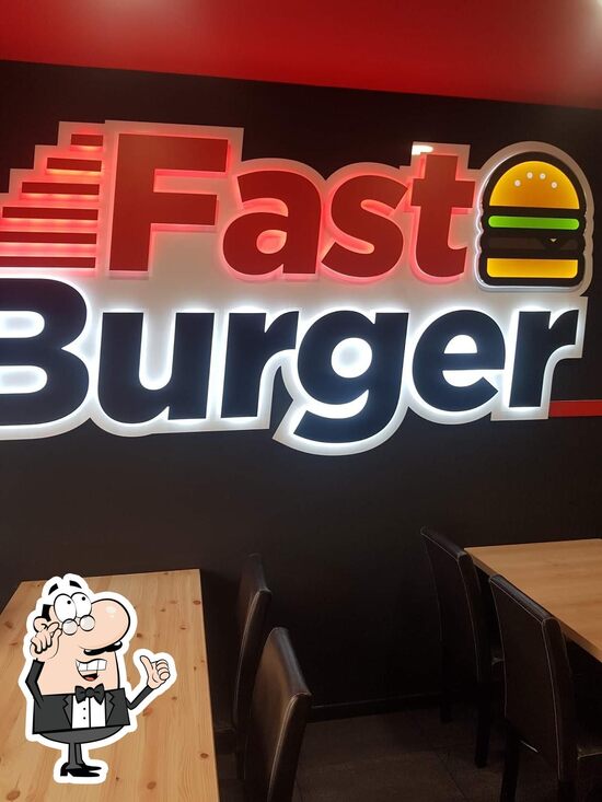 Menu at Fast Burger restaurant, Lens