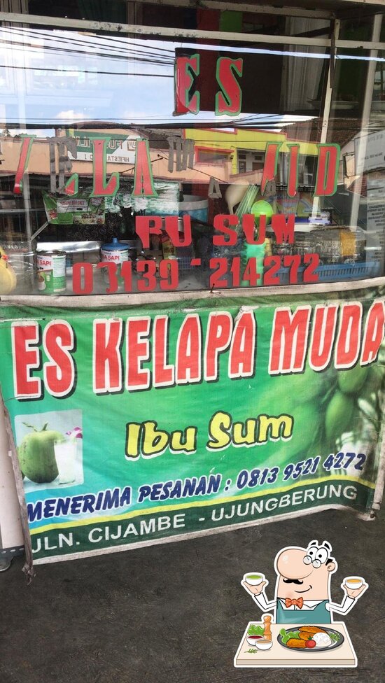 Carta del restaurante Es Kelapa Muda Ibu Sum, Bandung