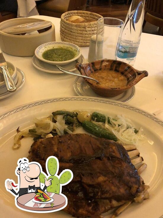 Carta del restaurante El Cardenal del San Ángel, Ciudad del México, Av ...