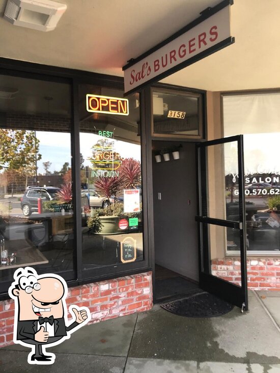Menu at Sal's Burgers restaurant, San Mateo