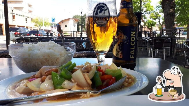 Menu at New Asia restaurant, Filipstad