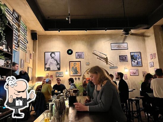 Menu at NOLA BAR, Warsaw