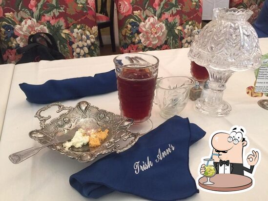 Menu at Trish Ann's Antiques & Tea Room cafe, USA