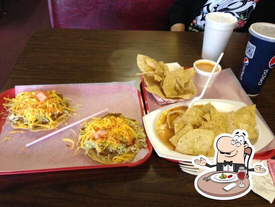 Menu at Taco Villa restaurant, Topeka