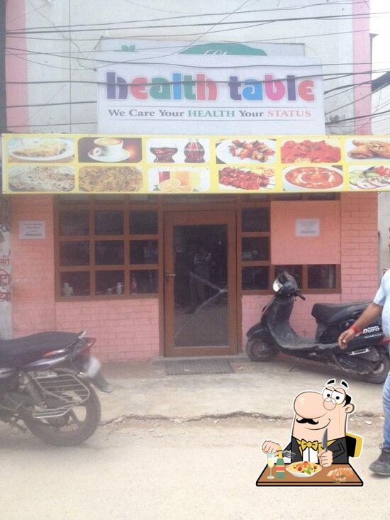 Menu at Health Table, New Delhi