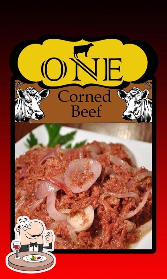 Menu at One Corned Beef restaurant, Tagum City