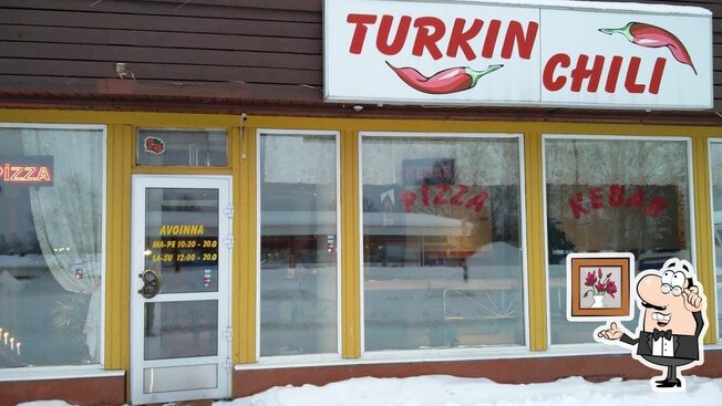 Menu at Turkin Chili pizzeria, Finland, Alkkulanraitti 54