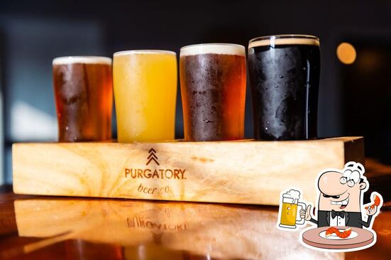 Menu at Purgatory Beer, Northbridge