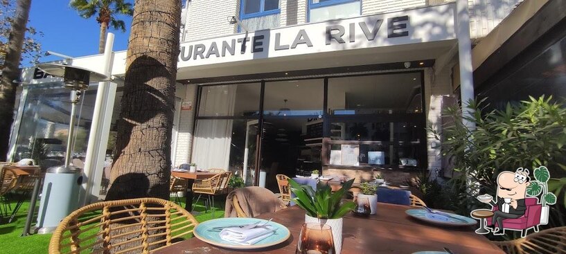 Menu at La rive restaurant, L'Albir