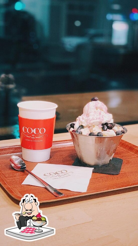 Menu at COCO Café cafe, Düsseldorf