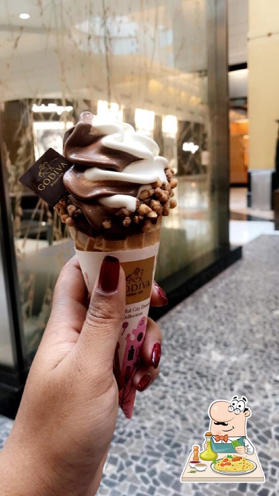 Menu at Godiva Chocolatier desserts, Troy