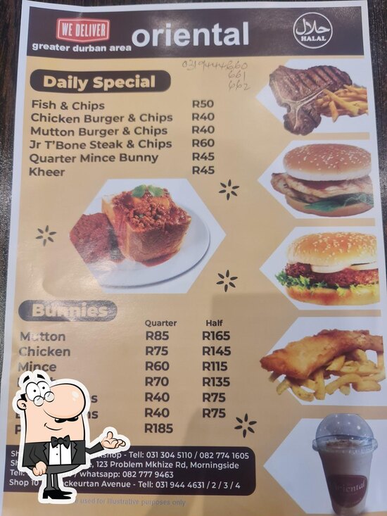 Orientals restaurant, Durban - Menú del restaurante, precios y reseñas