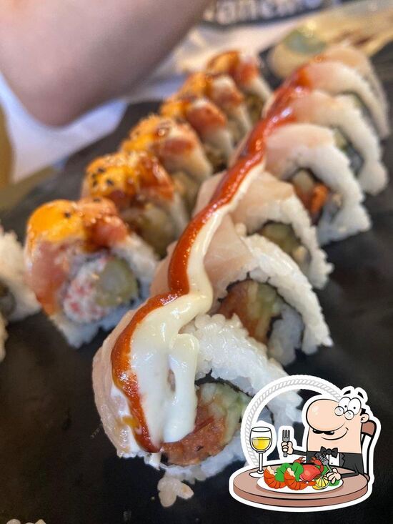 Menu at Makisu Sushi restaurant, Sacramento