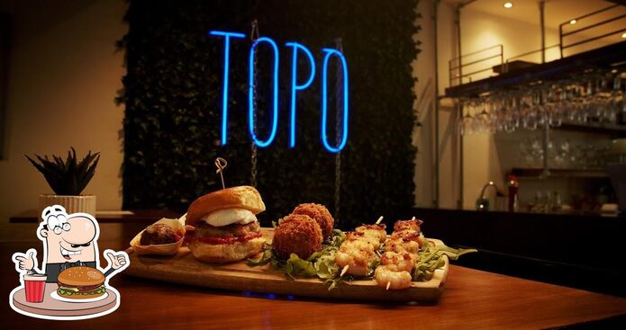 Menu at TOPO restaurant, Blackpool