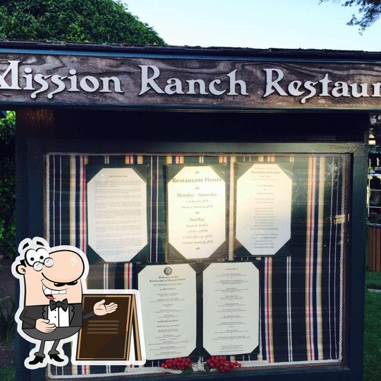 Menu at Mission Ranch Restaurant, Carmel-by-the-Sea