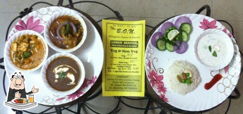 Menu at The BON, Faridabad