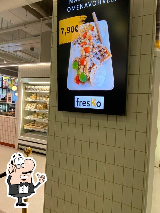 Menu at fresKo cafe, Espoo