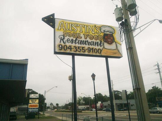 Menu at Austin's Soul Food Restaurant, Jacksonville, N Main St
