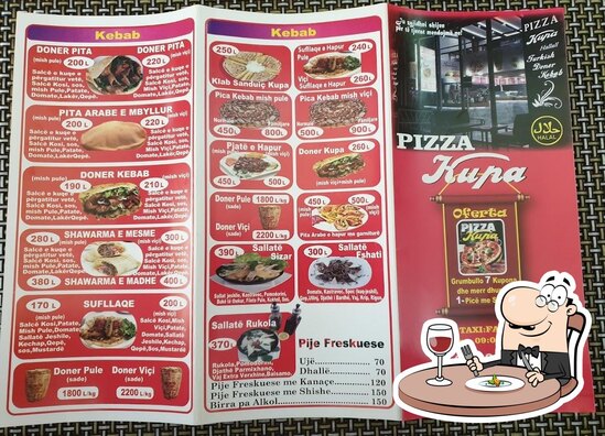 Pizza Kupa, Turk Doner, Tirana - Restaurant menu, prices and reviews
