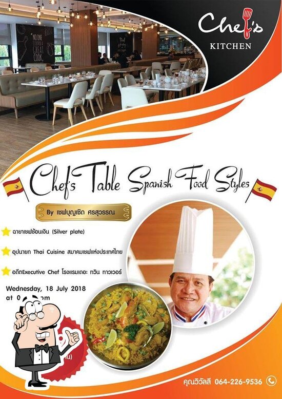 Menu at Chef's Kitchen restaurant, Bangkok