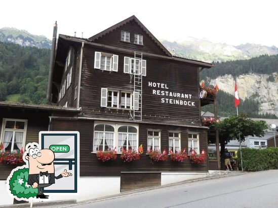 Menu at Hotel Steinbock, Lauterbrunnen