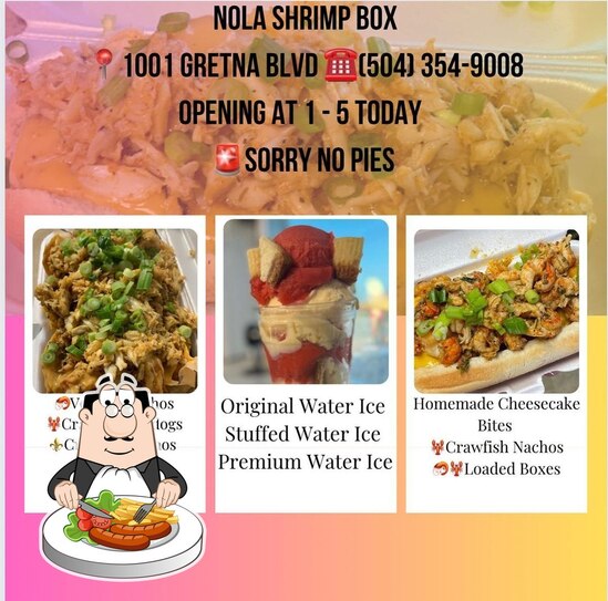 Nola Shrimp Box, Gretna - Restaurant menu, prices and reviews