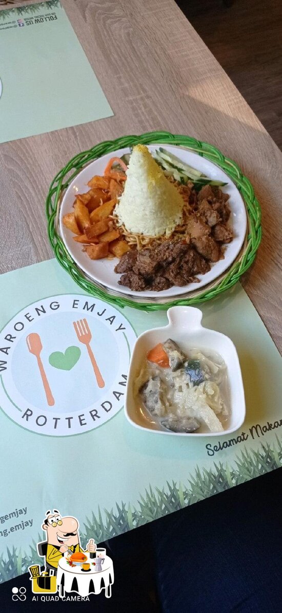 Menu at Waroeng EmJay, Rotterdam