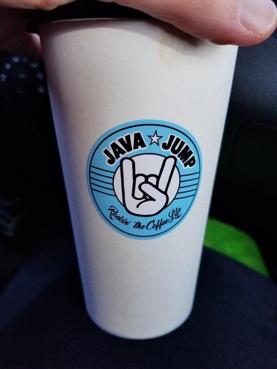 Menu at Java Jump cafe, Spokane Valley, 401 N Mullan Rd
