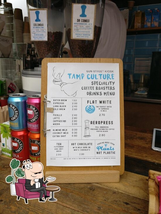 Tamp Culture Coffee, Reading - Restaurant menu, prices and reviews