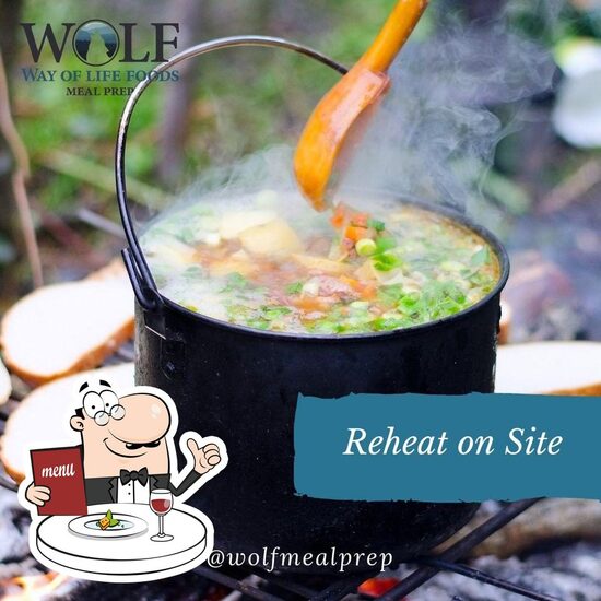 Menu at Wolf Meal Prep restaurant, Victoria