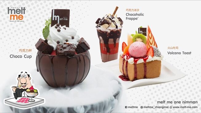 Melt Me Dessert & Fresh Gelato cafe, Chiang Mai, 1/6 one nimman A103 ...