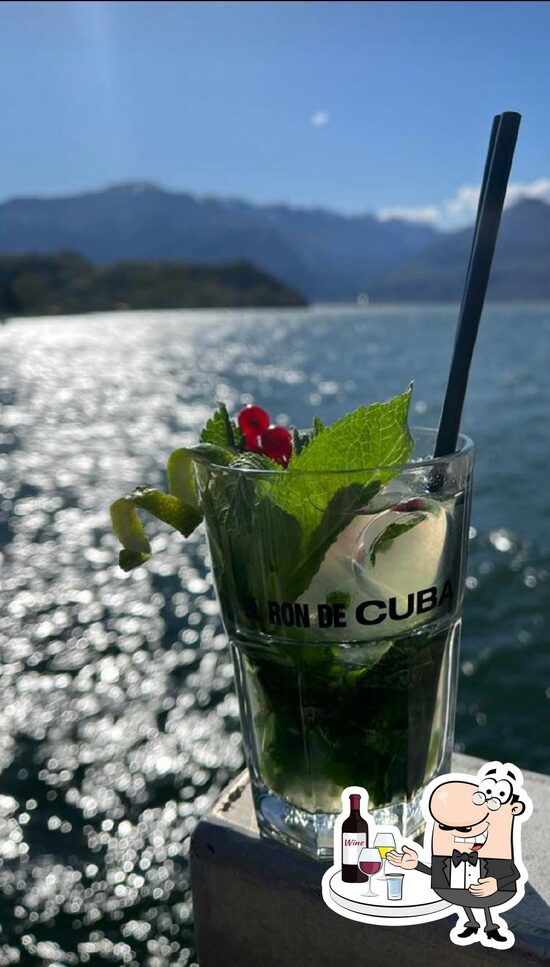 Menu at Nala Sunset yacht bar, Colico Piano