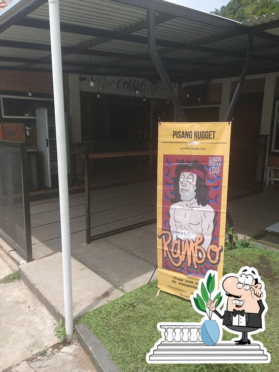 Menu at Pisang Rambo cafe, Lembang