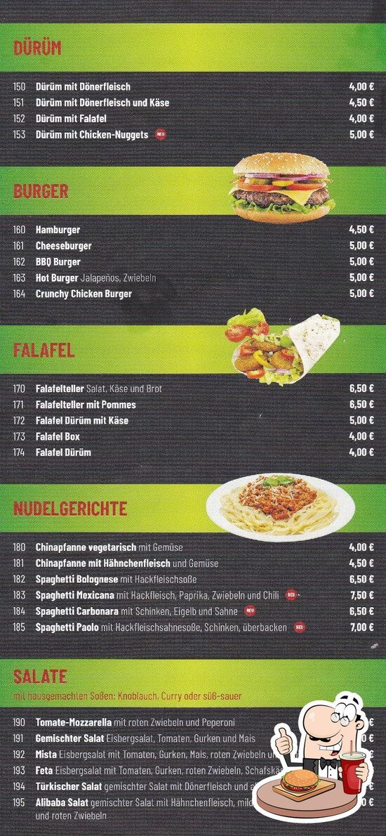 Speisekarte von Snackpoint restaurant, Dummerstorf