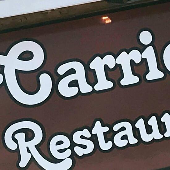 Menu at Carrie's Restaurant, Montpelier