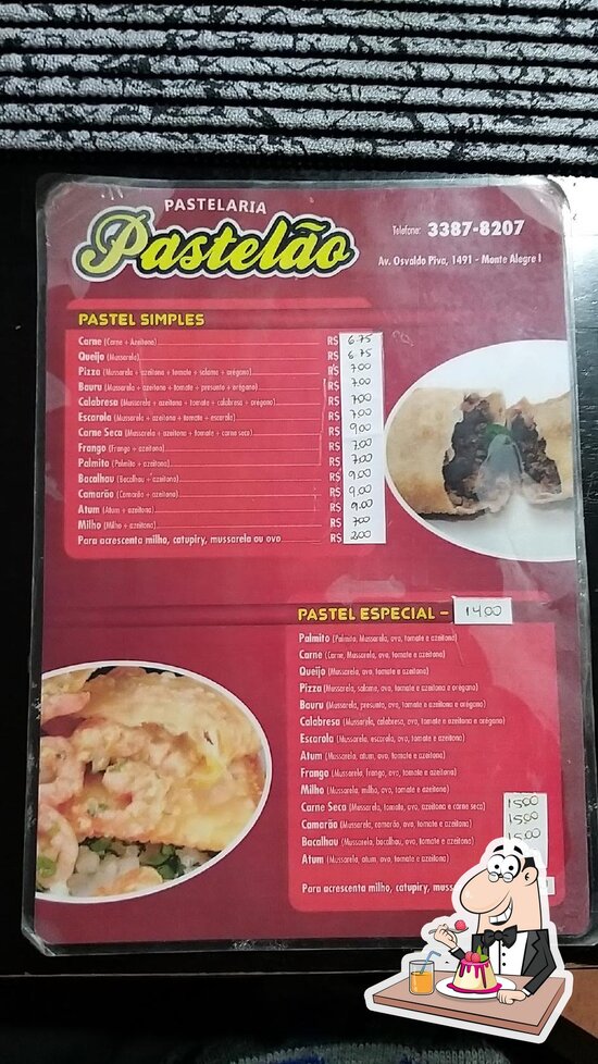 Pastelaria Pastelão, Paulinia - Menu do restaurante, preços e opiniões