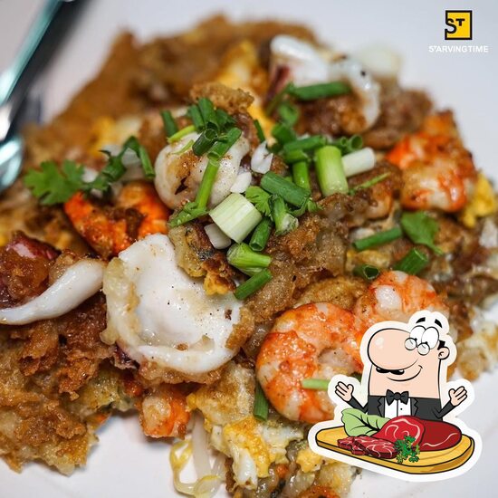 Joy's Oyster Omelette at Mahachai restaurant, Samut Sakhon - Restaurant ...