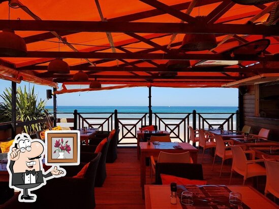 Menu au Dream Beach restaurant, Biscarrosse, Plage du Vivier