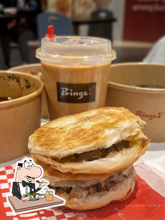 Menu at Bingz Crispy Burger Yorkdale fast food, Toronto