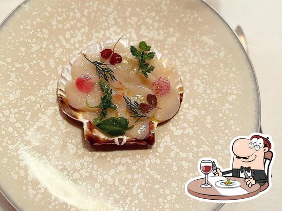 Menu at Apicius restaurant, Paris, 20 Rue d'Artois