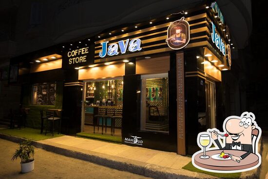 Menu at Java coffee store cafe, Damanhour