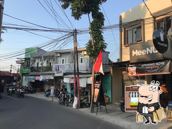 Menu at Meenum Gongseng, East Jakarta