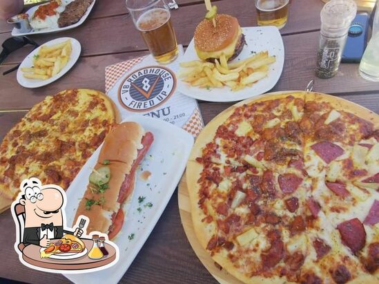 Menu at V8 Roadhouse restaurant, Pretoria