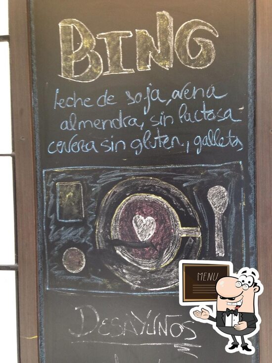 Menu at Bing Casa De Café, Vigo