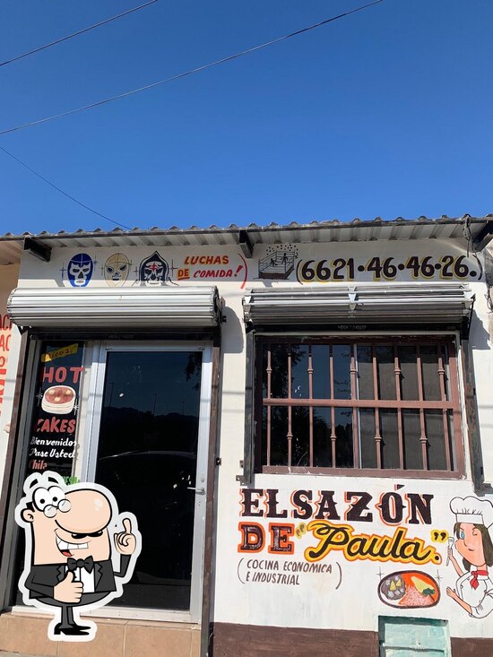Carta del restaurante El Sazón del Paula, Hermosillo